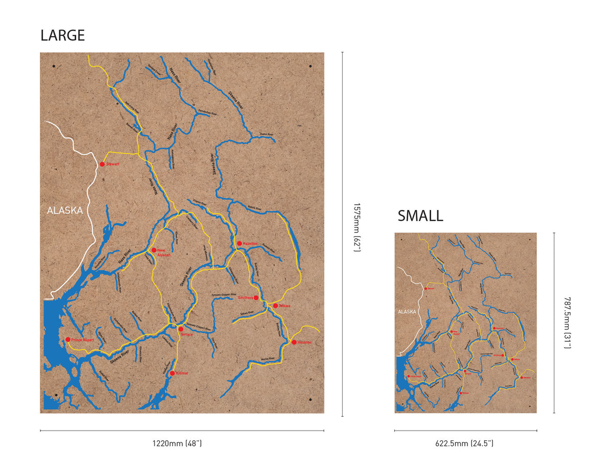 Skeena River Map – Swung Flies
